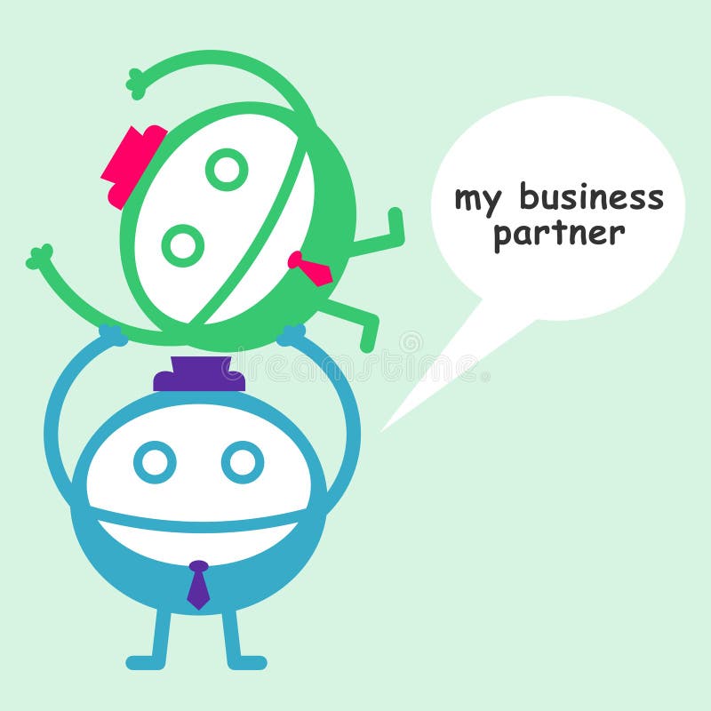 My business partner stock illustration. Illustration of buddies - 36457374