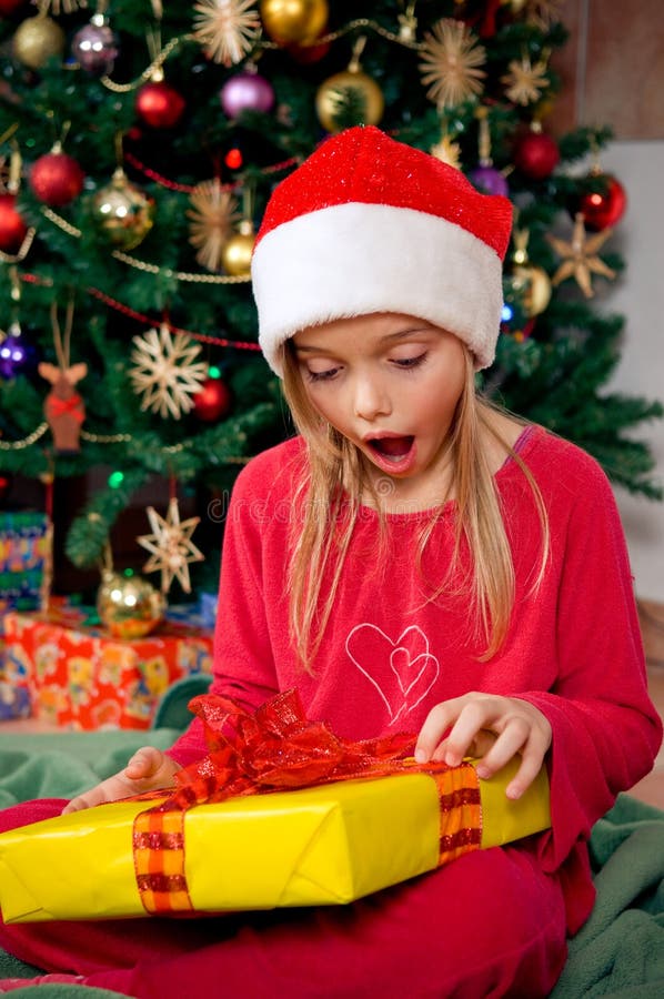 Joyful Christmas Present stock photo. Image of joyful - 22174022