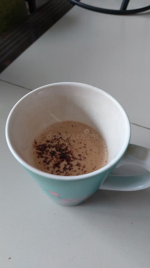 My Coffee Late in the Morning Stock Photo - Image of morni, dessert ...