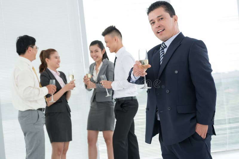 My congrats! stock image. Image of modern, foreground - 30811861