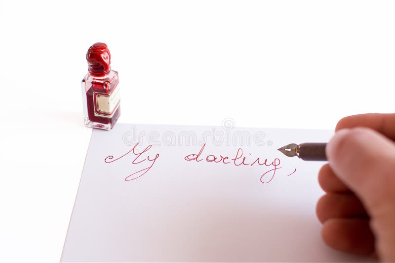 My darling stock photo. Image of valentine, passion, drawing - 50388358