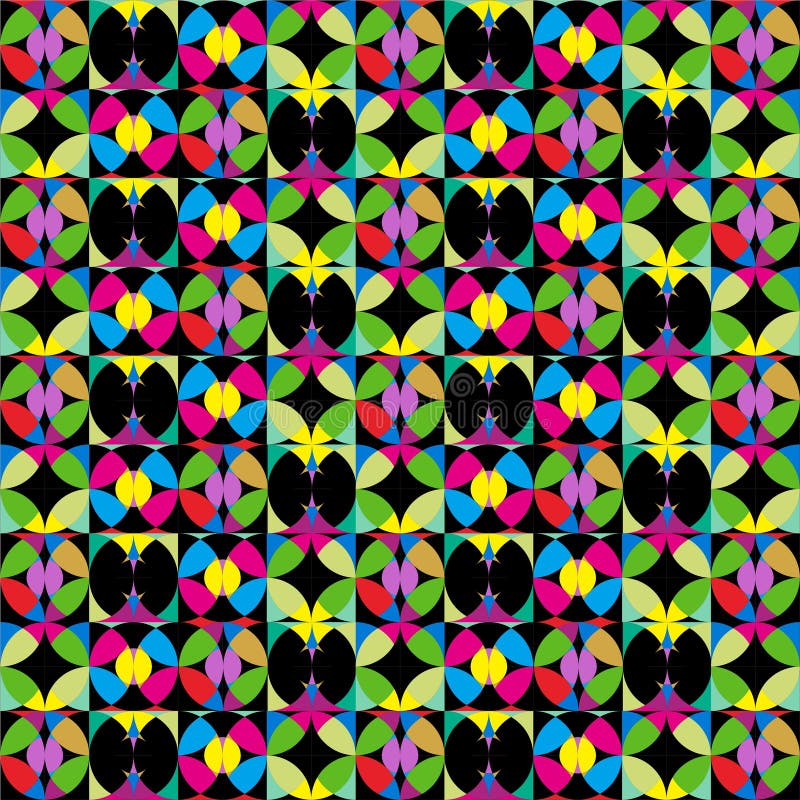 Colorful Abstract, Repeat, Illustrator Pattern Wallpaper Stock ...