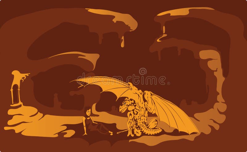 My Dragon friend stock vector. Illustration of children - 14408367