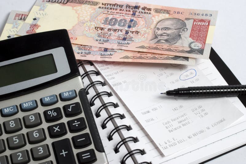 My expense account stock image. Image of accounting, indian - 19061825