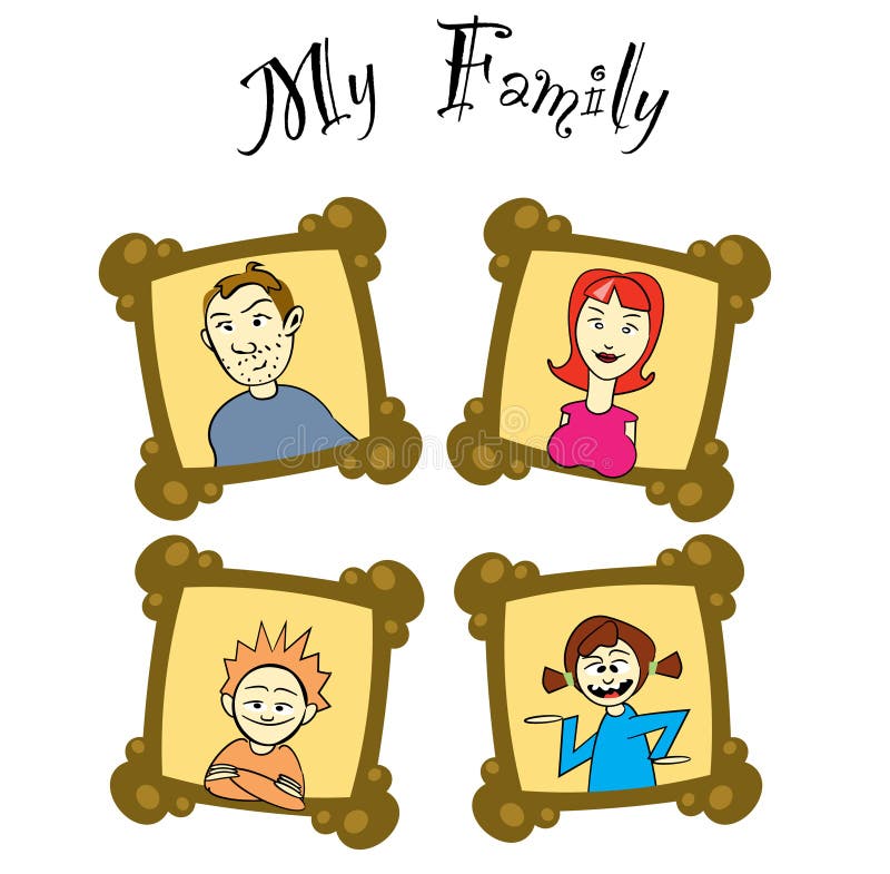 My Family Stock Illustrations – 6,109 My Family Stock Illustrations ...