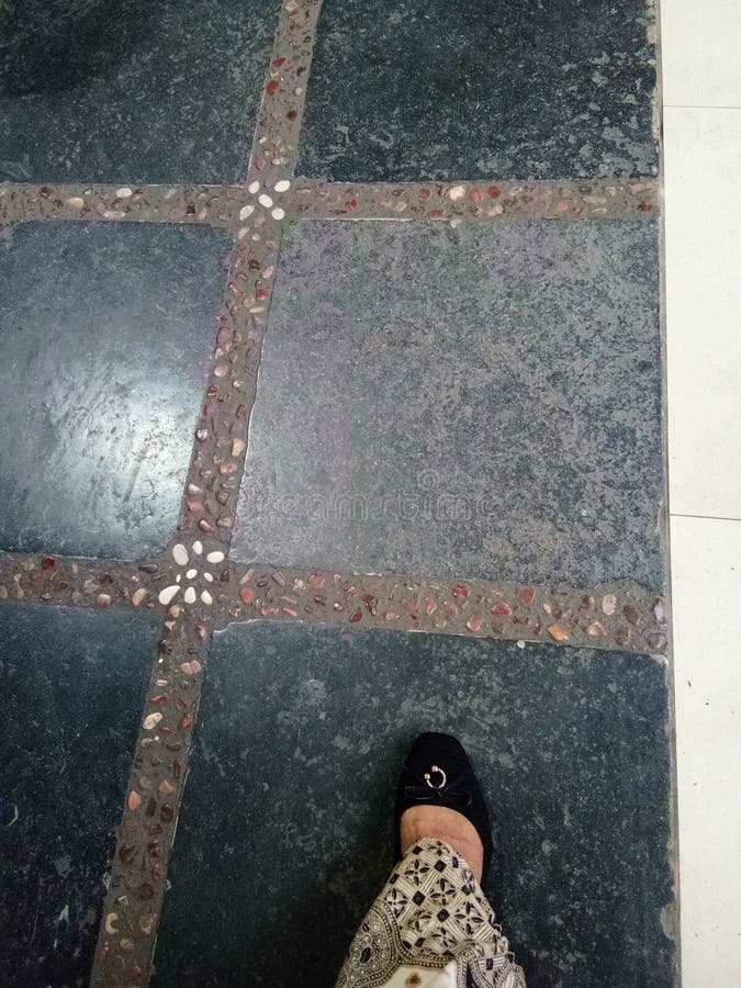 My Favorite Footsteps Stone ... Stock Image - Image of blue, glass ...