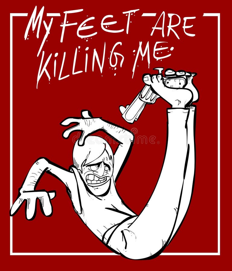 Funny Feet Stock Illustrations – 7,289 Funny Feet Stock Illustrations ...