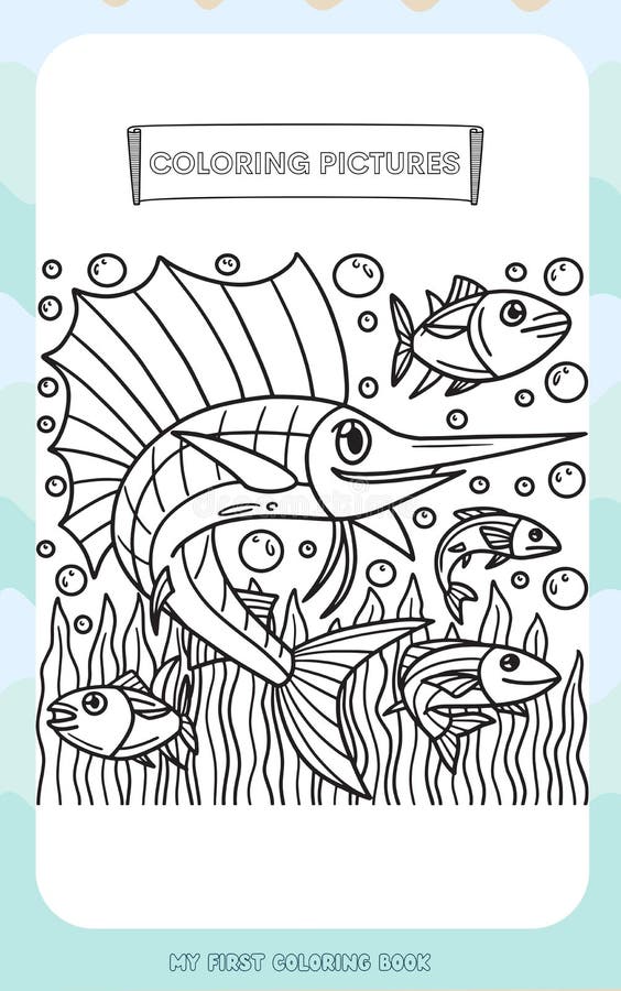 Coloring Book Third Edition Stock Illustration - Illustration of cute ...