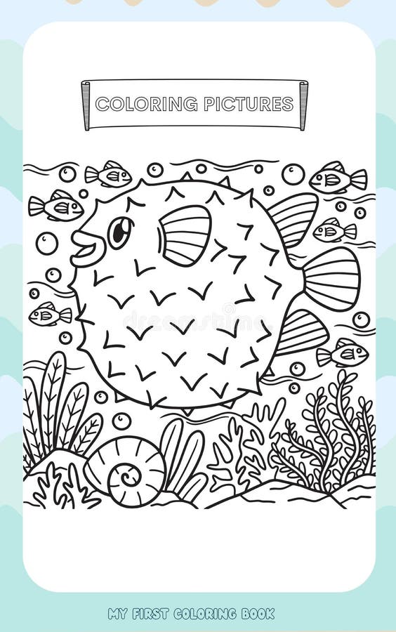 Coloring Book Third Edition Stock Illustration - Illustration of animal ...