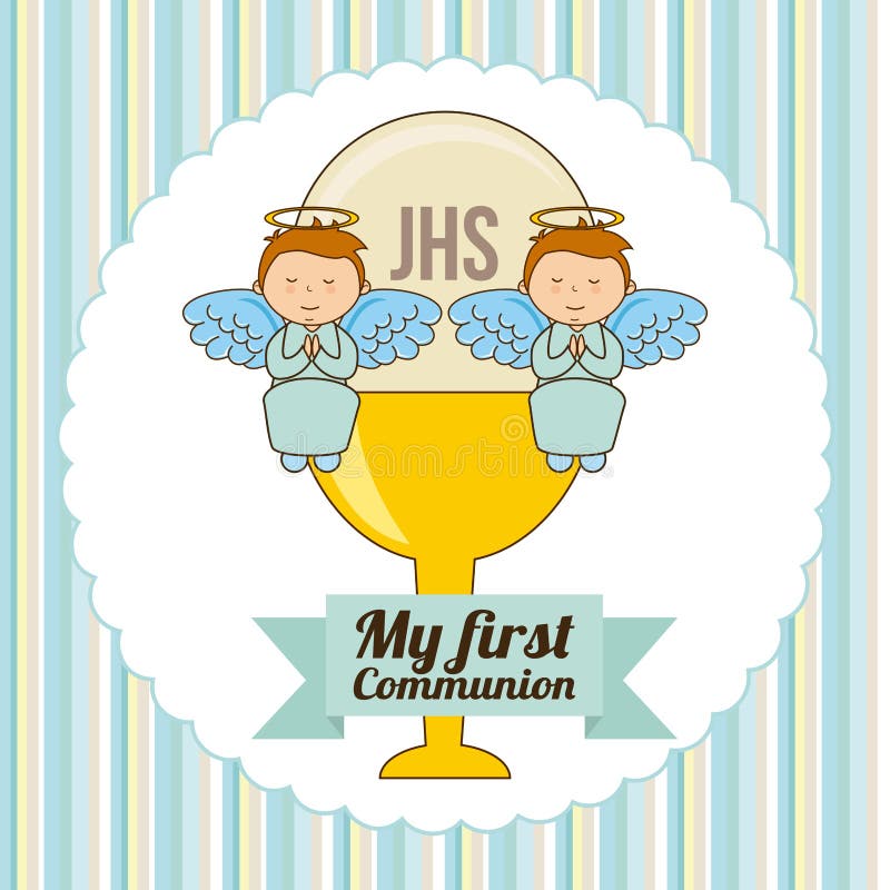 My first communion stock illustration. Illustration of symbolic - 48607287
