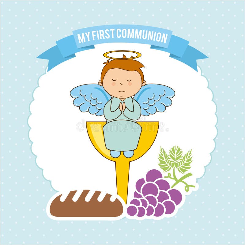 My first communion stock illustration. Illustration of symbolic - 48607304