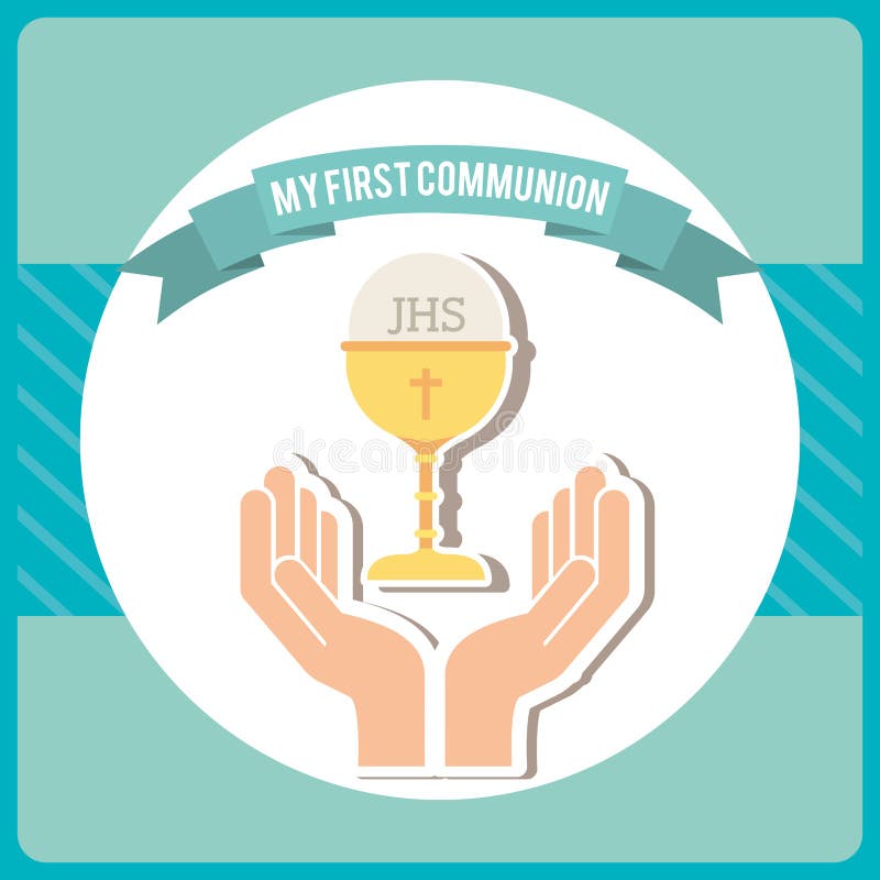 My first communion stock vector. Illustration of christianity - 49887751