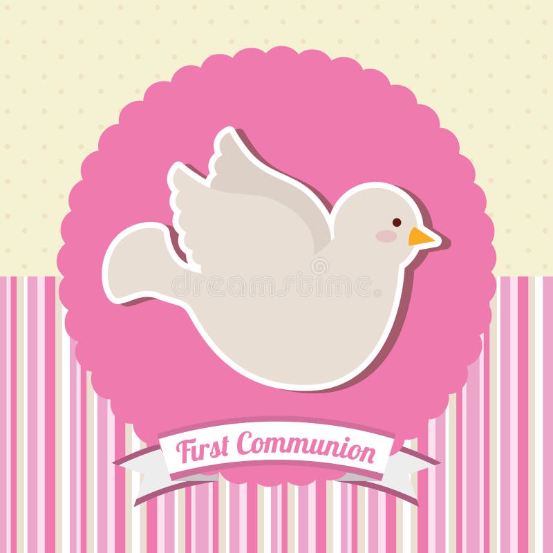 My first communion stock vector. Illustration of church - 49887791