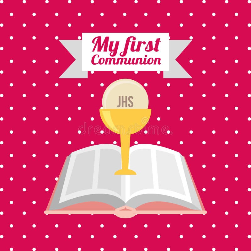 My first communion design stock vector. Illustration of kids - 64055549