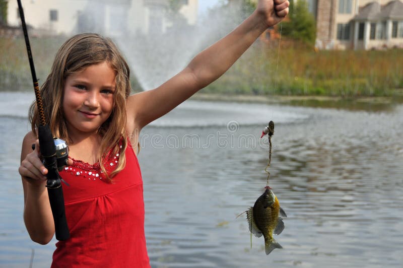 Boy catches fish stock photo. Image of lucky, sport, holiday - 1198470