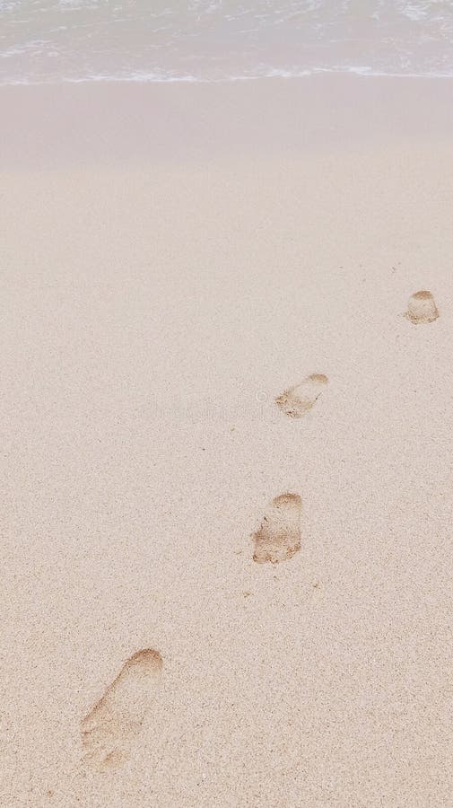 The Footprints is Aesthetic Stock Image - Image of brick, hardwood ...