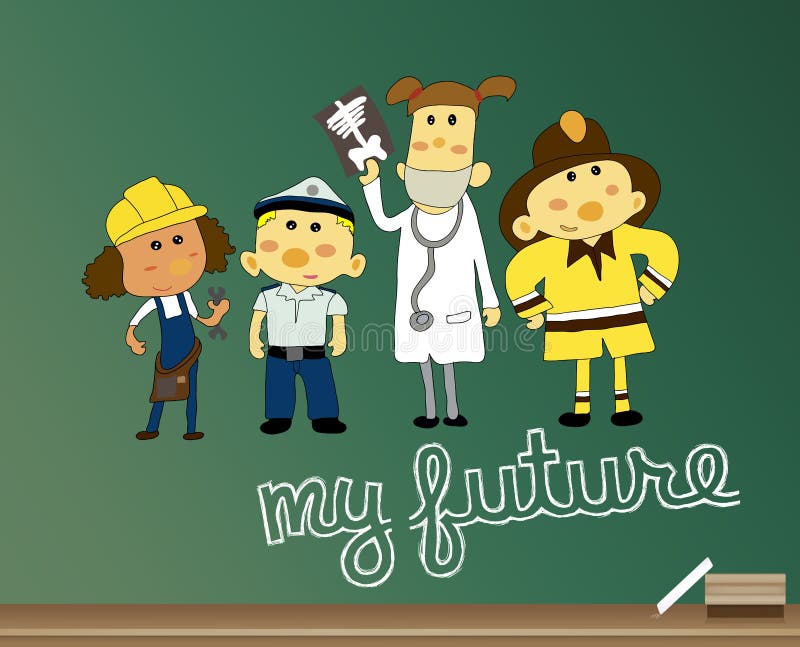 Kids Future Jobs Stock Illustrations – 18 Kids Future Jobs Stock ...