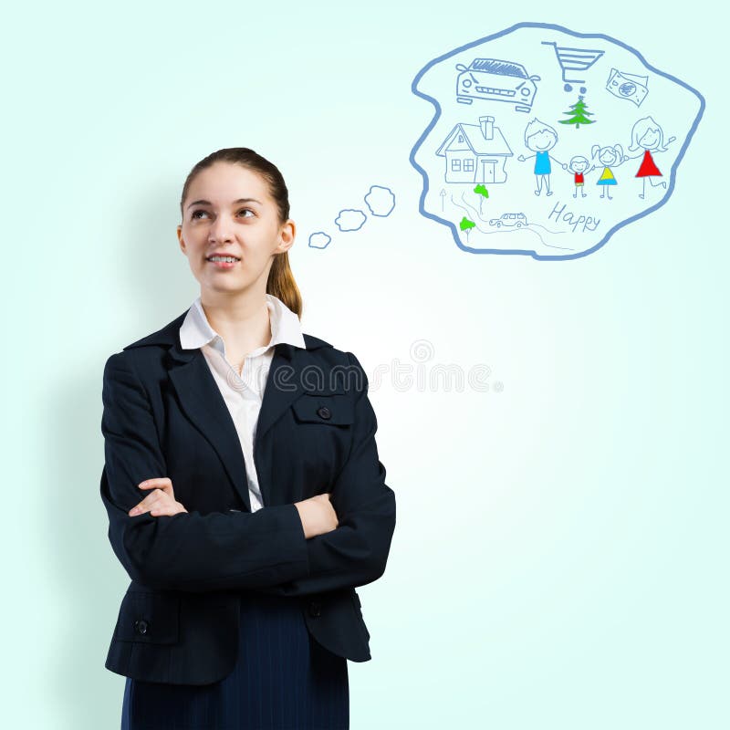 My future plans stock photo. Image of cute, person, white - 56293046