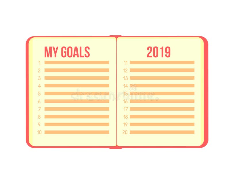 My Plan Notebook Stock Illustrations – 188 My Plan Notebook Stock ...