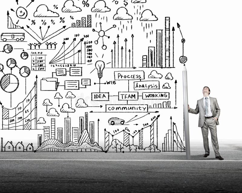 My great plan stock illustration. Illustration of strategy - 57778684