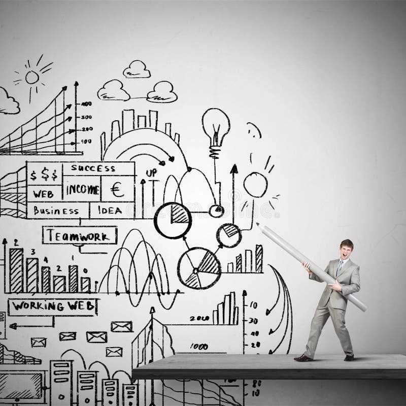 My plan and strategy stock image. Image of blow, idea - 64429175