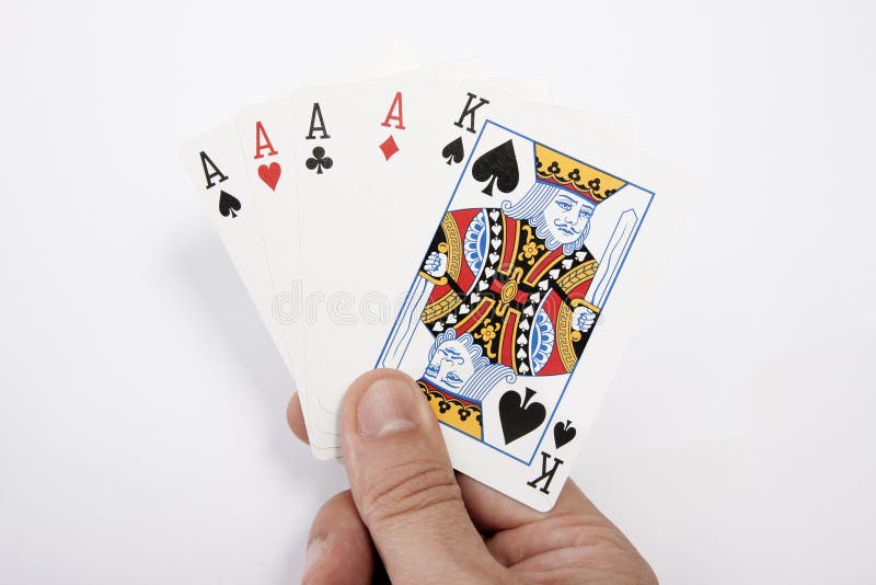 My hand with playing card stock image. Image of cutout - 19987367
