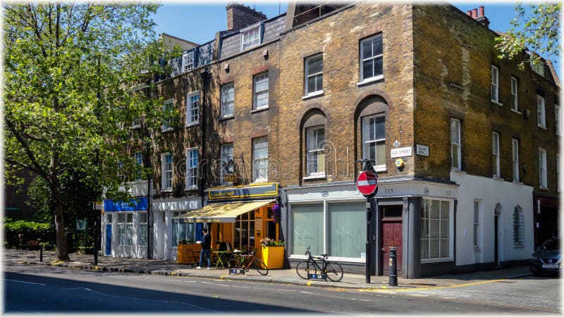 My House in Corner of the Street, Typical London House Editorial ...