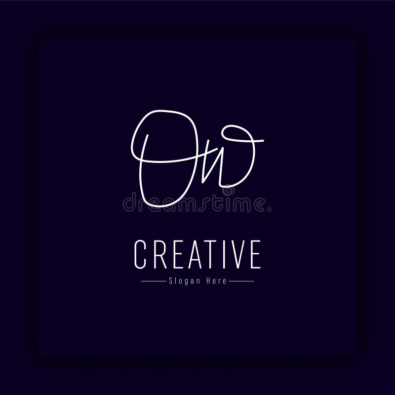 My Initial Handwritten Vector for Identity Handwritten Logo Stock ...