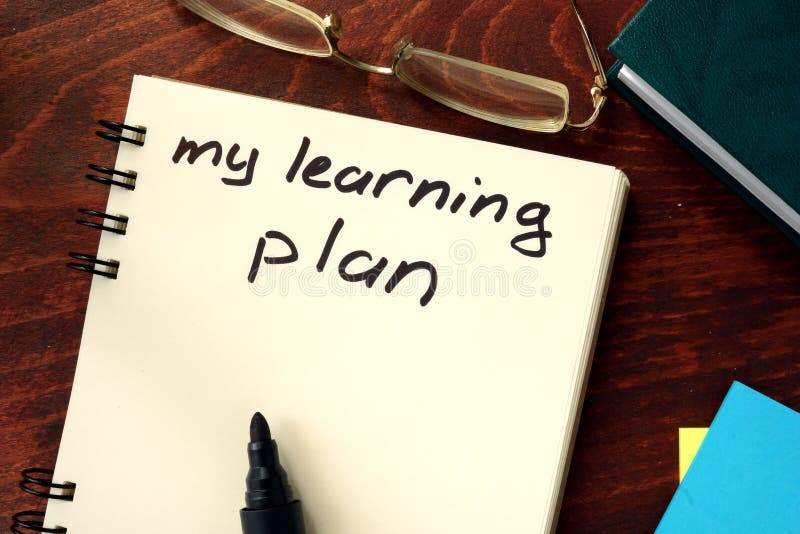 My learning plan. stock image. Image of plan, succeed - 93098691