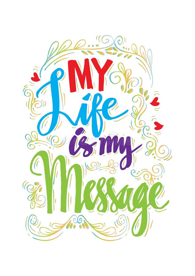 My Life is My Message. Inspirational Motivating Quotes by Mahatma ...