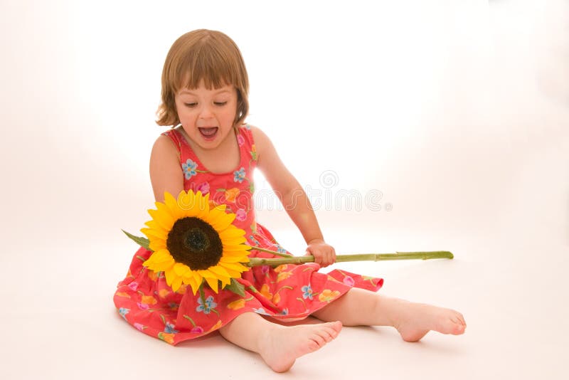 My little flower stock image. Image of summertime, girl - 2788531