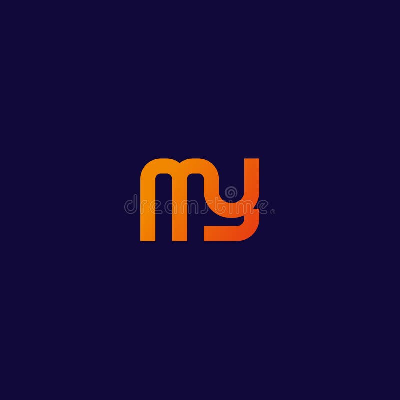 My Logo Design . Abstract My Initials Logo . Modern and Clean Style ...