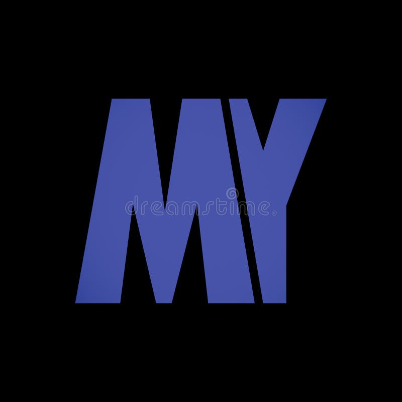 My logo stock illustration. Illustration of advertising - 268872490