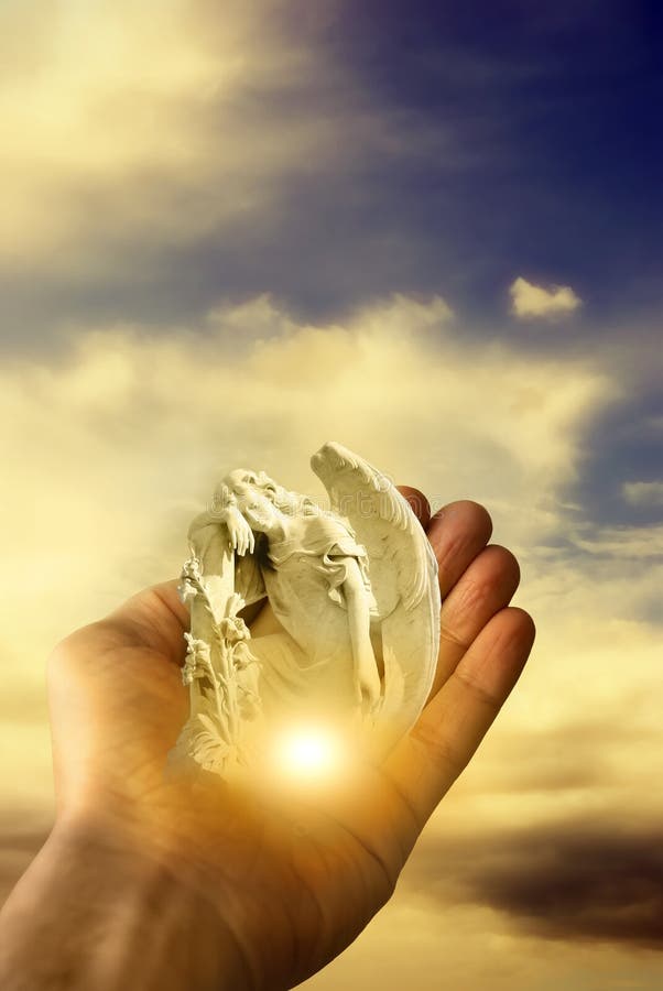 My loving angel stock image. Image of forgiveness, purity - 9270925