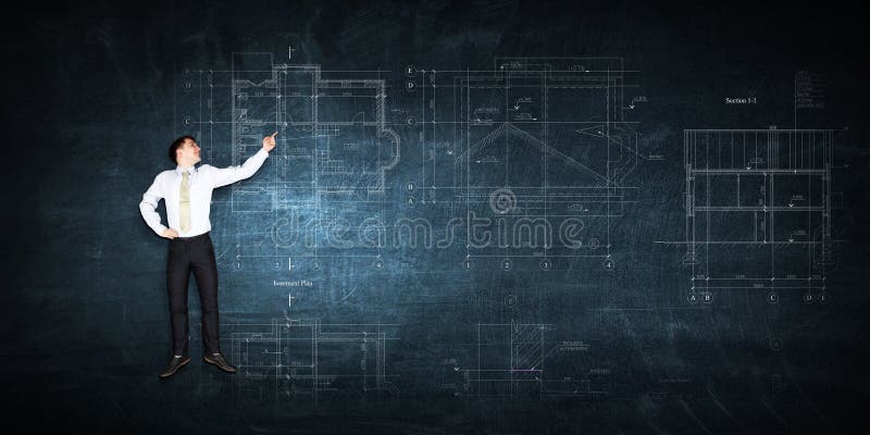 My New Development Project . Mixed Media Stock Illustration ...