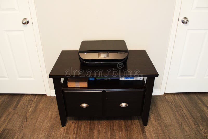 My no fuss printer console stock photo. Image of dark - 214028986