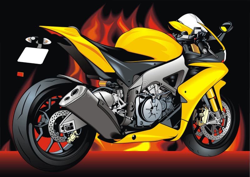 Custom bike rear view editorial image. Illustration of bike - 3842275