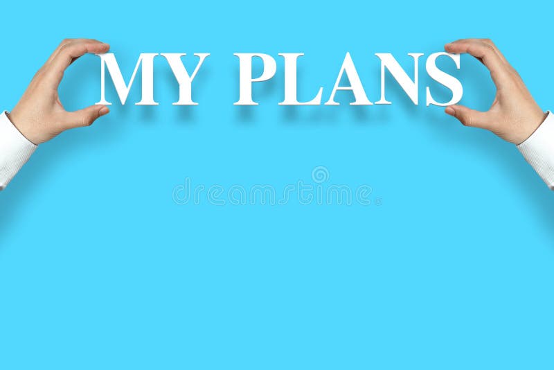 My Plans stock photo. Image of achieve, communication - 53487692