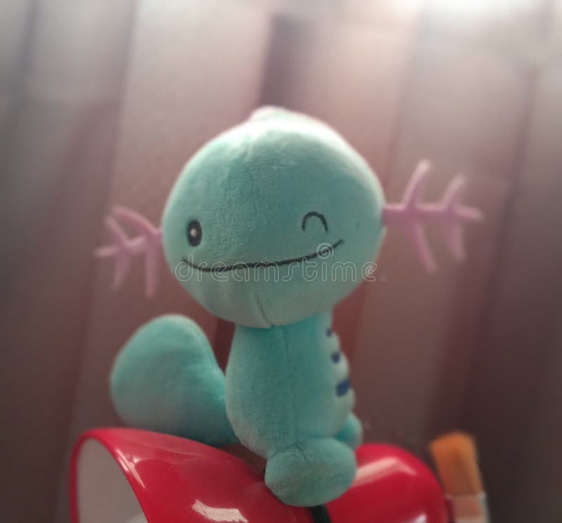 My Pokemon Wooper Plush is Cute Editorial Stock Image - Image of plush ...