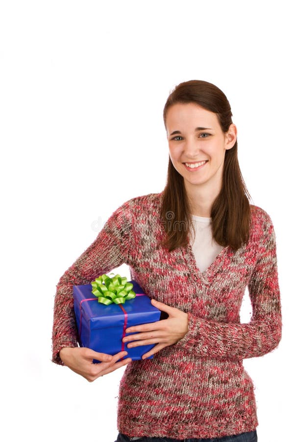 My present stock photo. Image of person, modern, light - 12723534