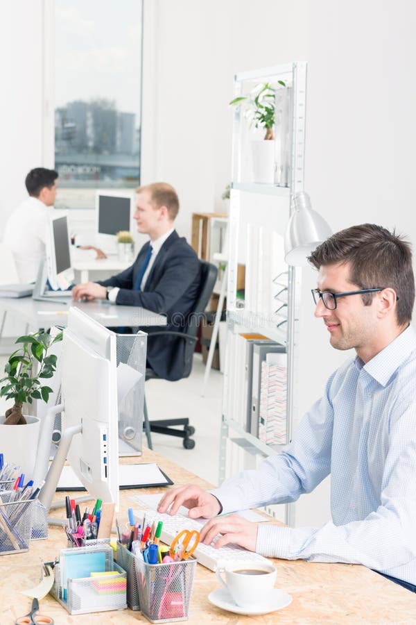 My private office space stock image. Image of interaction - 77959005