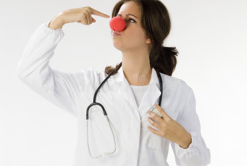 My red nose stock image. Image of clinical, pediatrics - 4774779