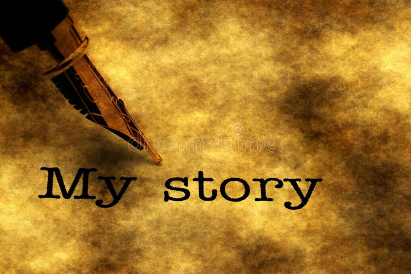 My story stock photo. Image of sign, experience, work - 169493062