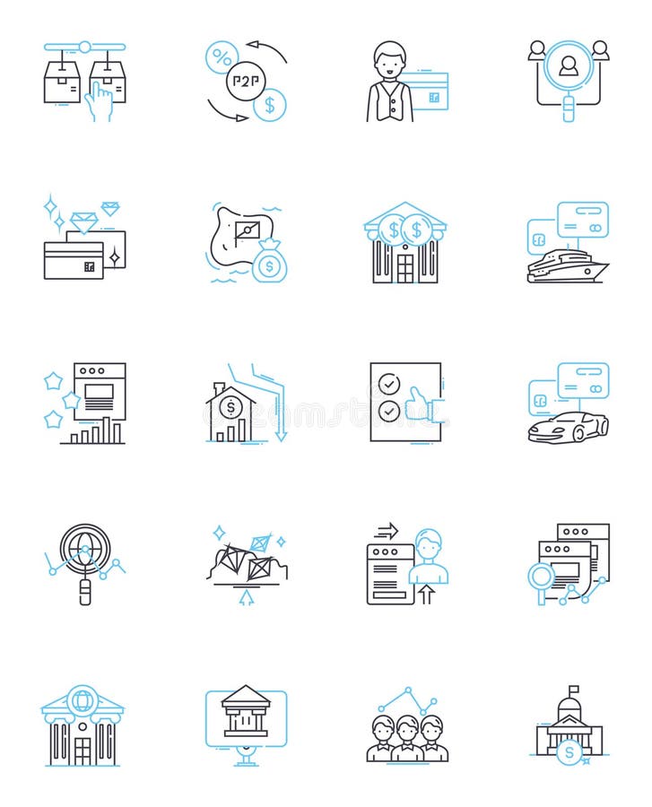 Guidance Supervision Linear Icons Set. Coaching, Mentorship, Direction ...