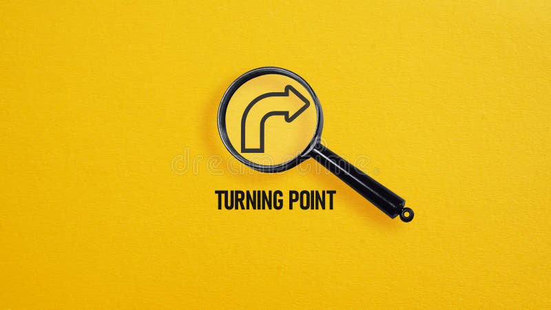 My Turning Point Just Ahead is Shown Using the Text Stock Illustration ...