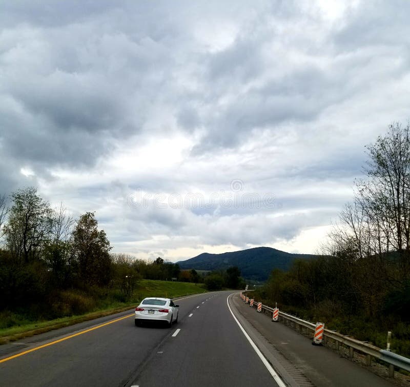 My View As an Over the Road Tractor Trailer Driver Editorial ...