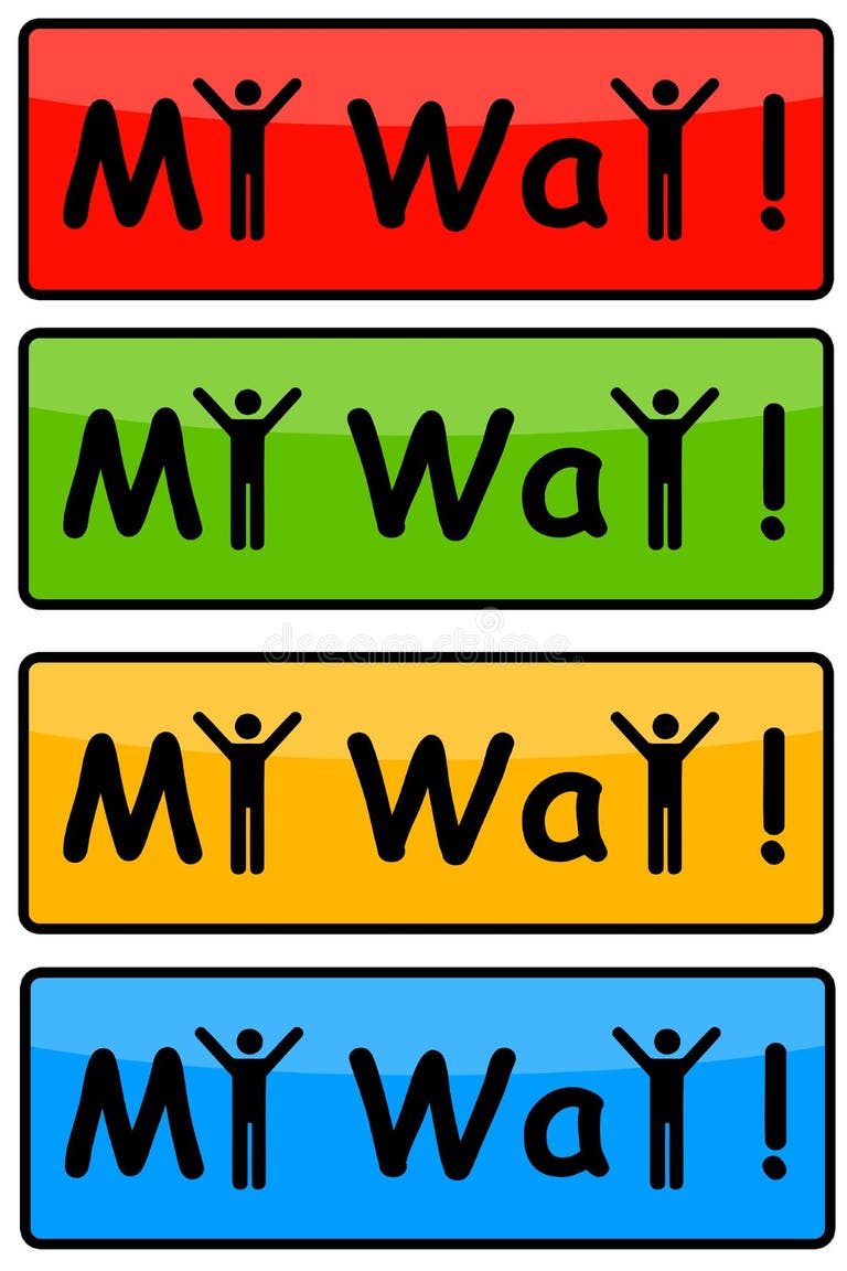 My Way Stock Illustrations – 1,128 My Way Stock Illustrations, Vectors ...