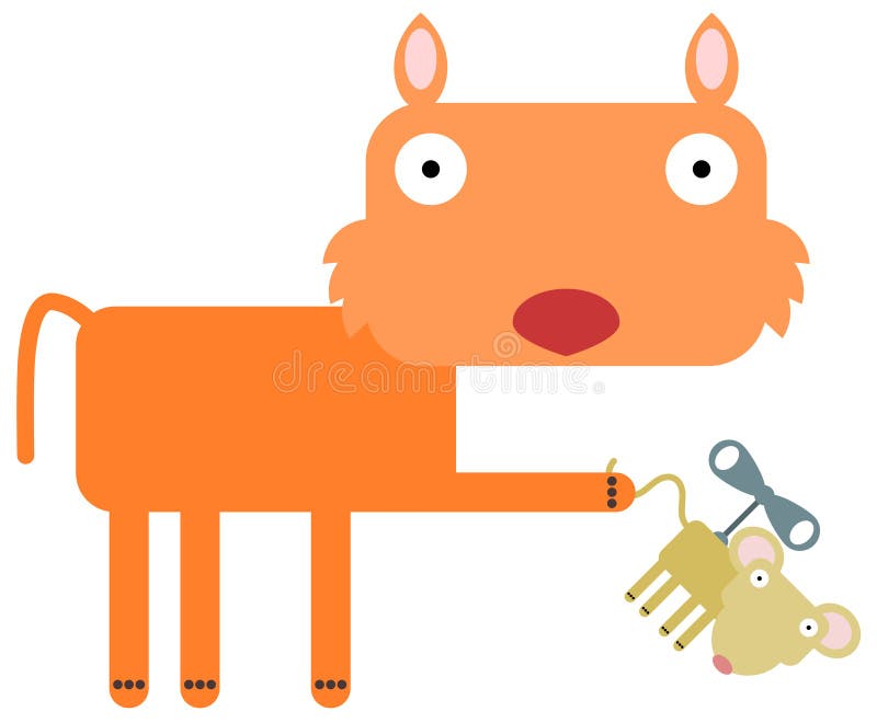 My wind up stock illustration. Illustration of rodent - 38770286