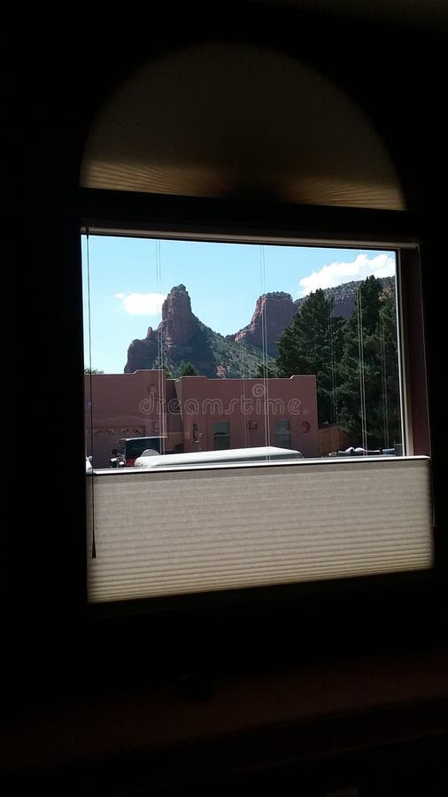 From My Windows, Sedona, Red Rocks, Summer, Stock Photo - Image of ...