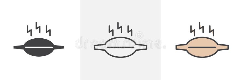 Myalgia icon vector stock vector. Illustration of fever - 348469064
